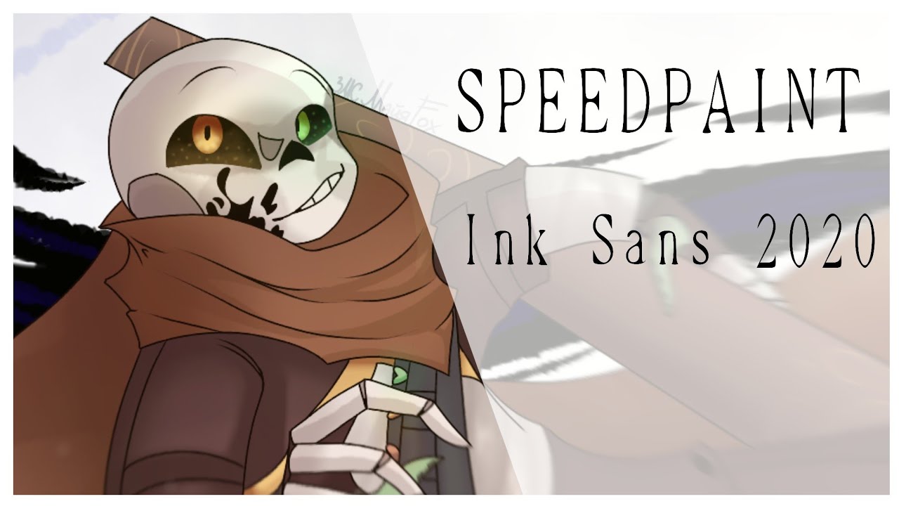 Speedpaint Ink!Sans new design!! - YouTube