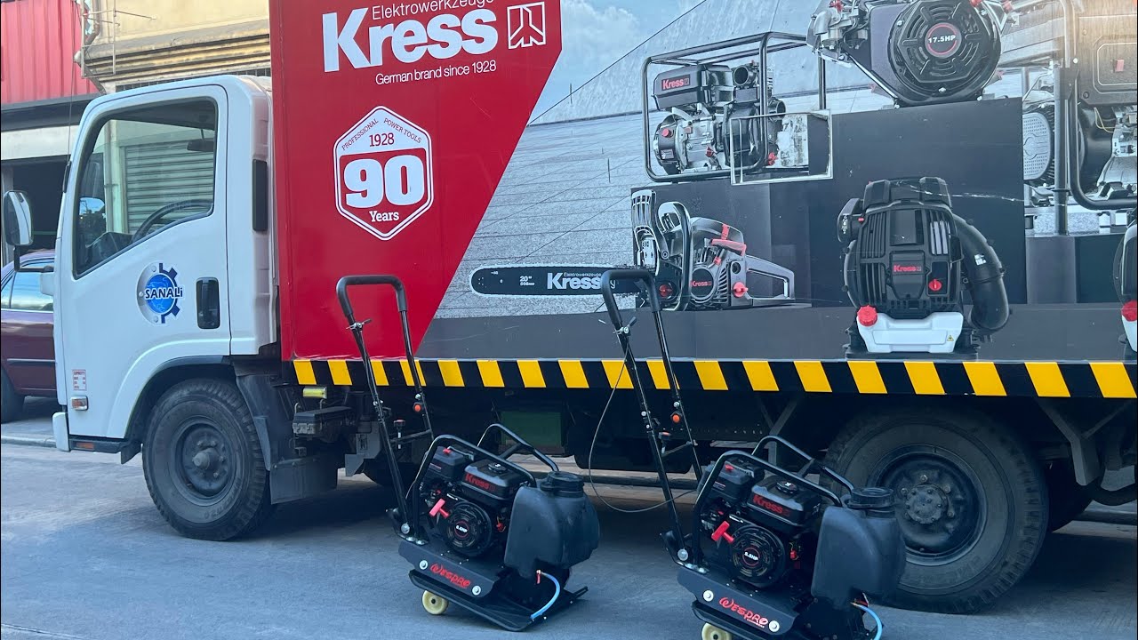 Plate Compactor with KRESS Engine SOLD🙏 022823 - YouTube