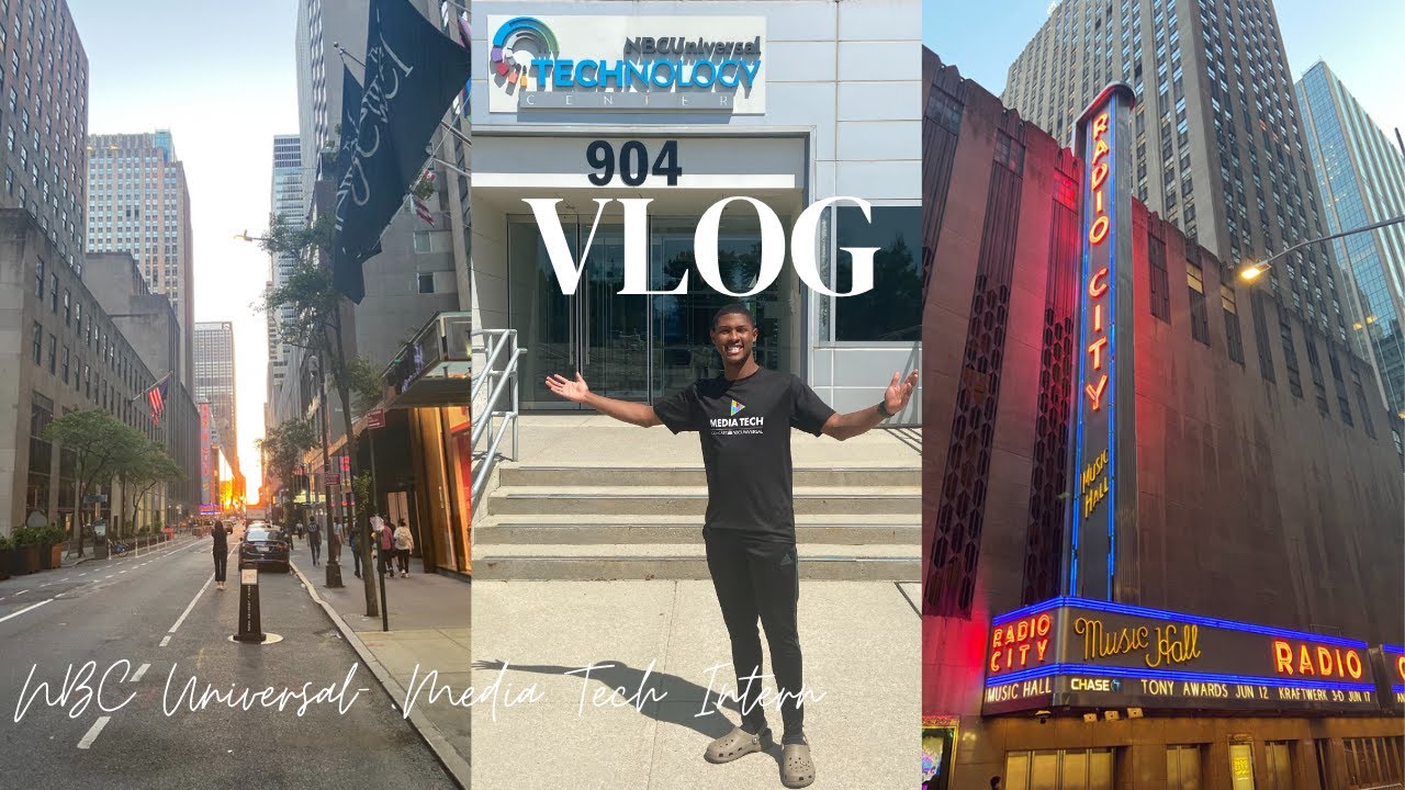 NBCUniversal Media Tech Intern Vlog | NYC Orientation | - YouTube