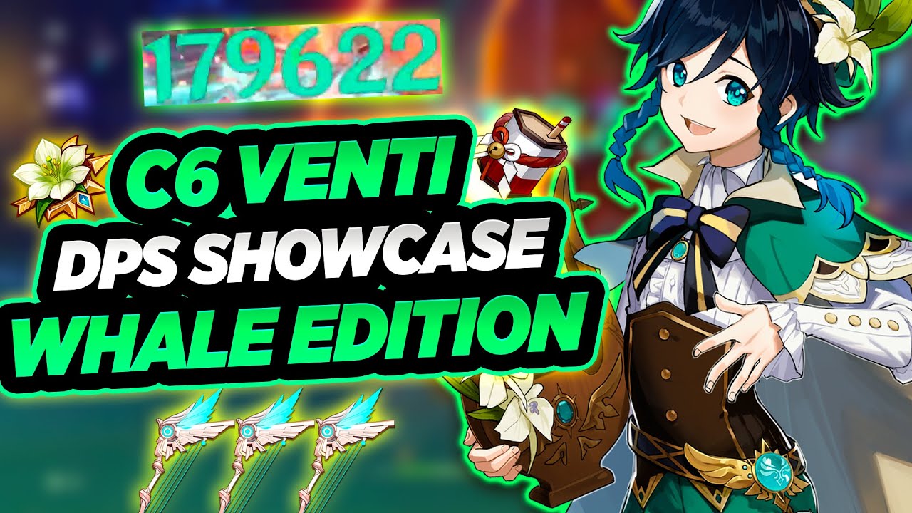 Lv90 C6 Venti DPS Build Showcase - Genshin Impact - YouTube