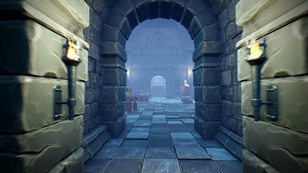 Stylized Modular Dungeon - Unreal Engine Marketplace - YouTube