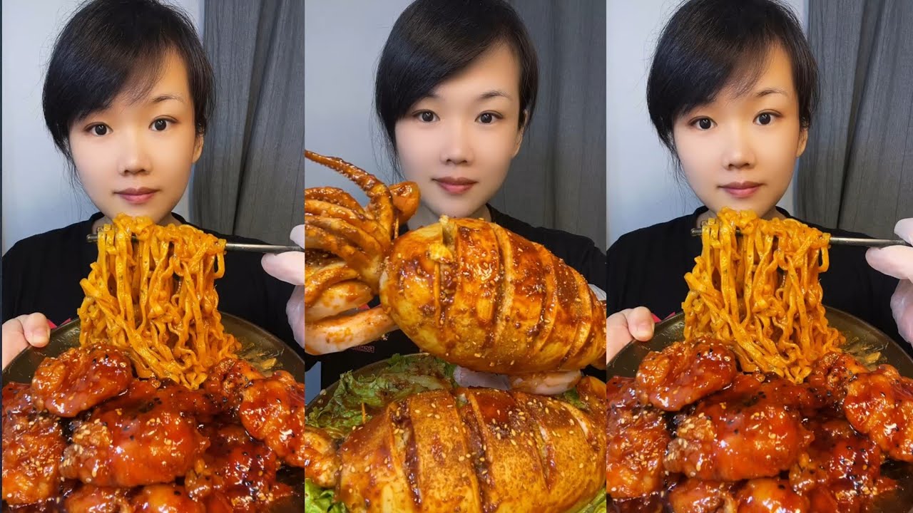 ASMR #65 CHINESE MUKBANGER EATING SHOW소리좋은 여러가지 음식 먹방 모음이 팅쇼 리얼 사운드 กิน ...
