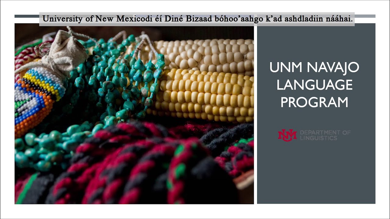 Navajo Language Program Introduction (in Diné Bizaad) - YouTube
