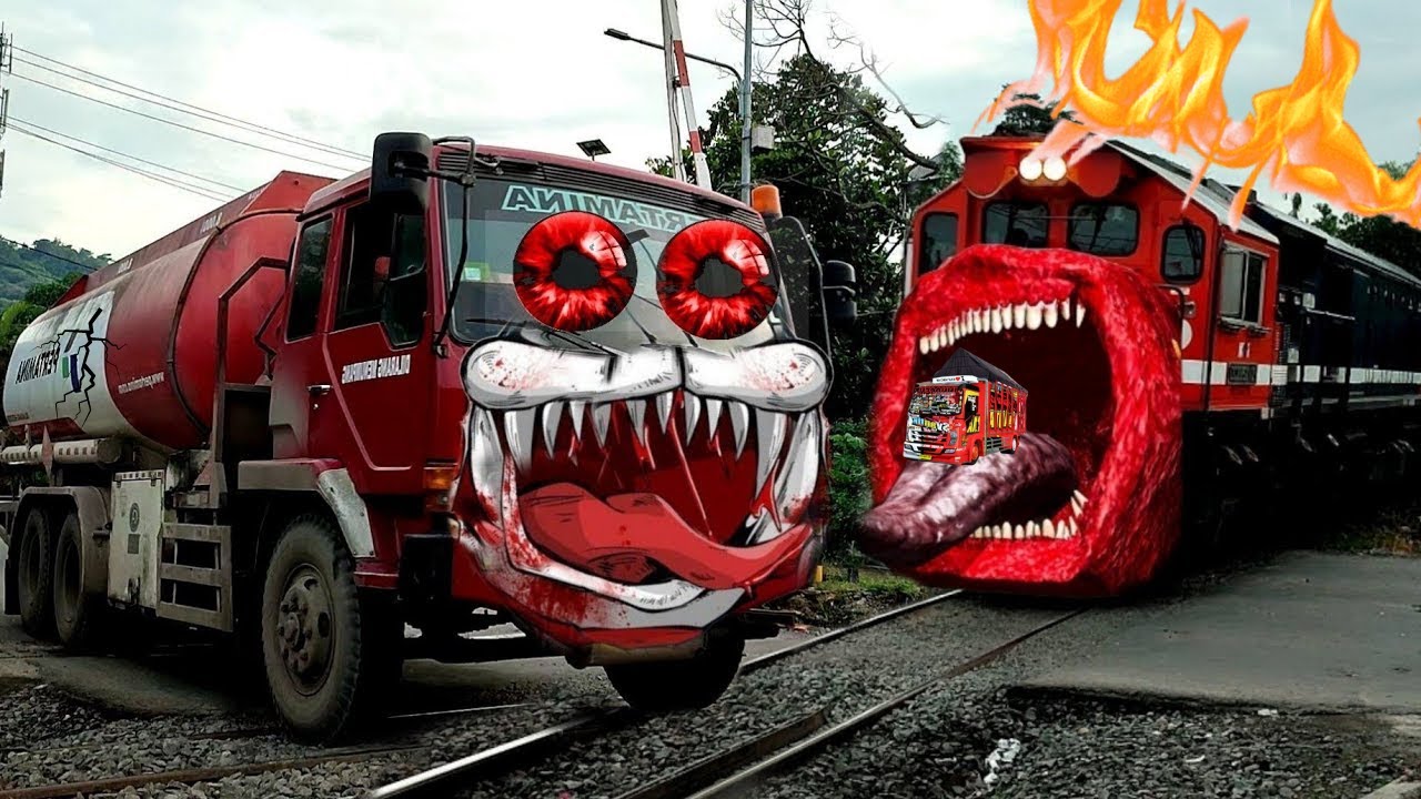 Long Thomas Train, Happy long Container Bus Truck - YouTube