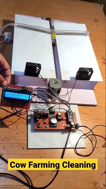 Automatic Cow Farming Cleaning using Arduino and RTC ds3231 - YouTube