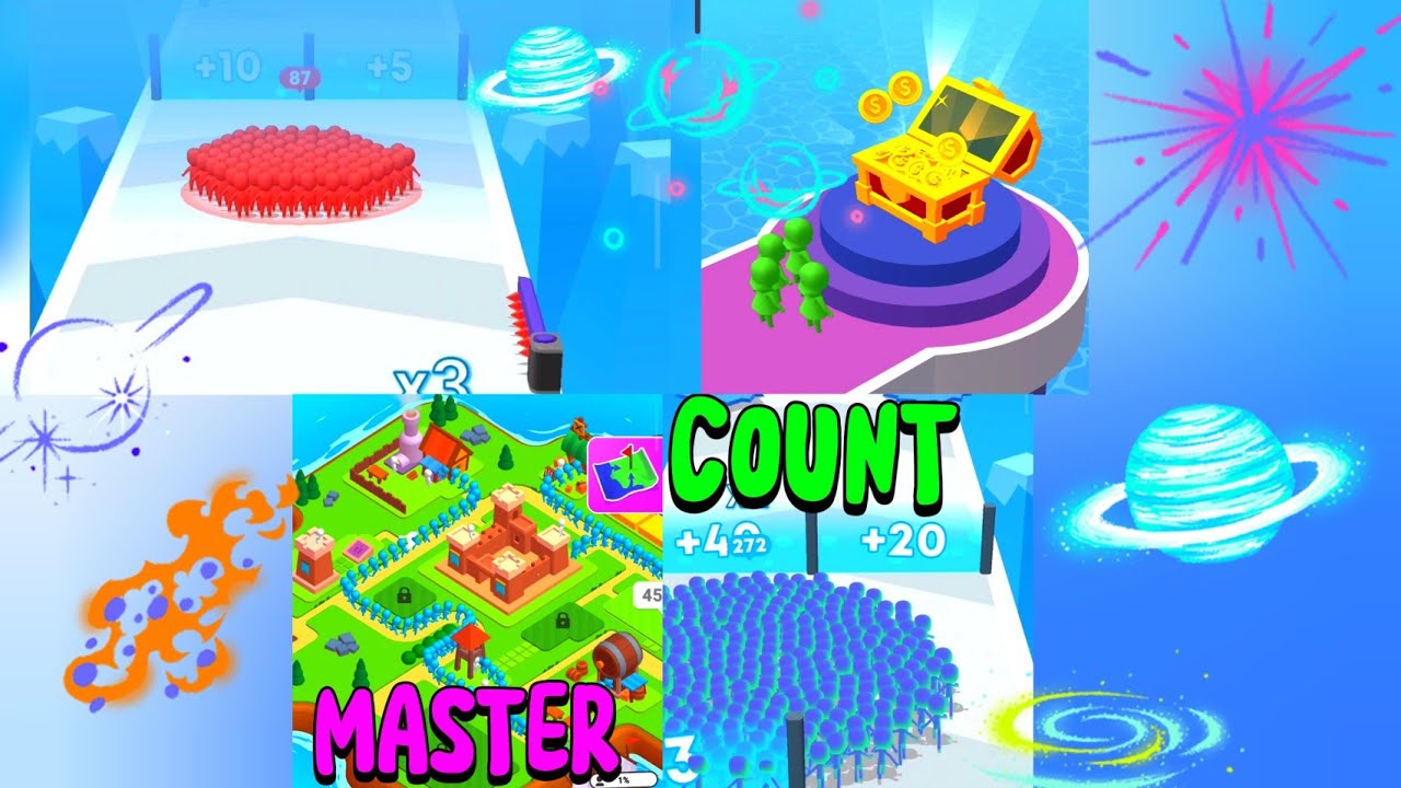 Count Master all levels 330-341 #games #mobilegameroom #gameplay # ...