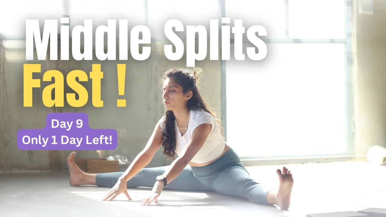 Get Flexible FAST🔥 – Middle Split Stretch Routine | Day 9 - YouTube