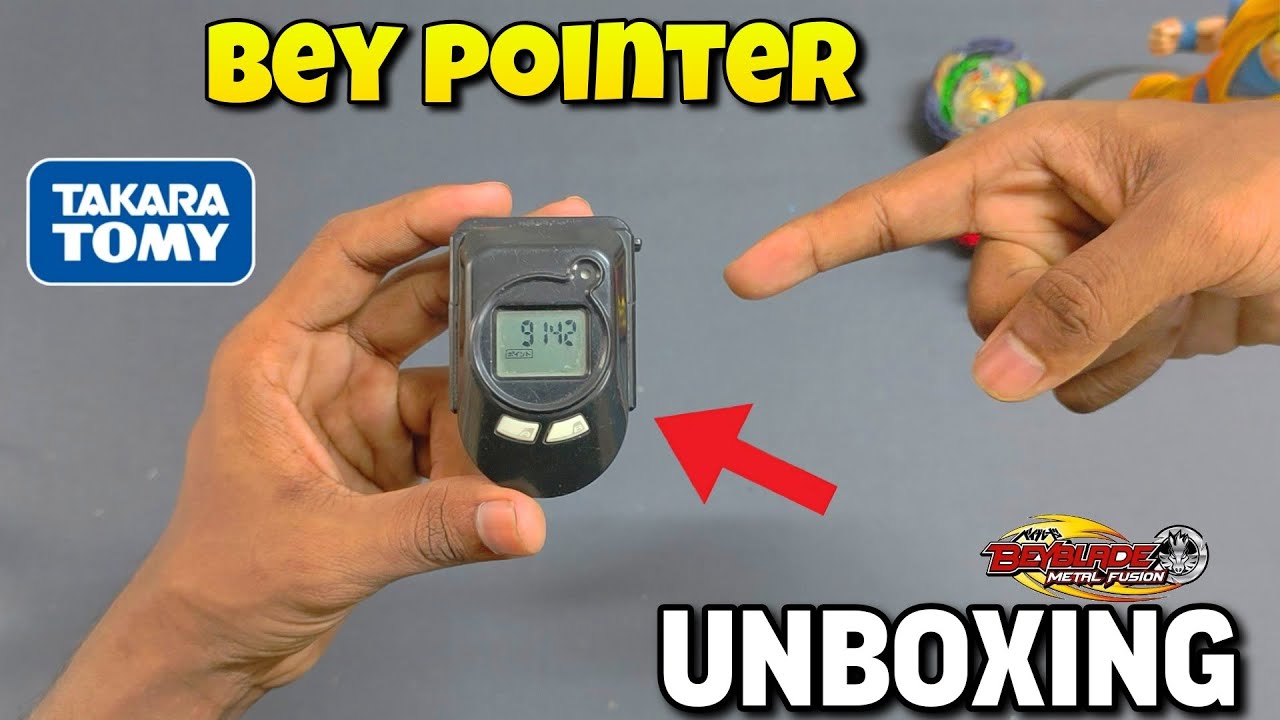 metal fusion BEY POINTER unboxing | best beyblade accessories - YouTube