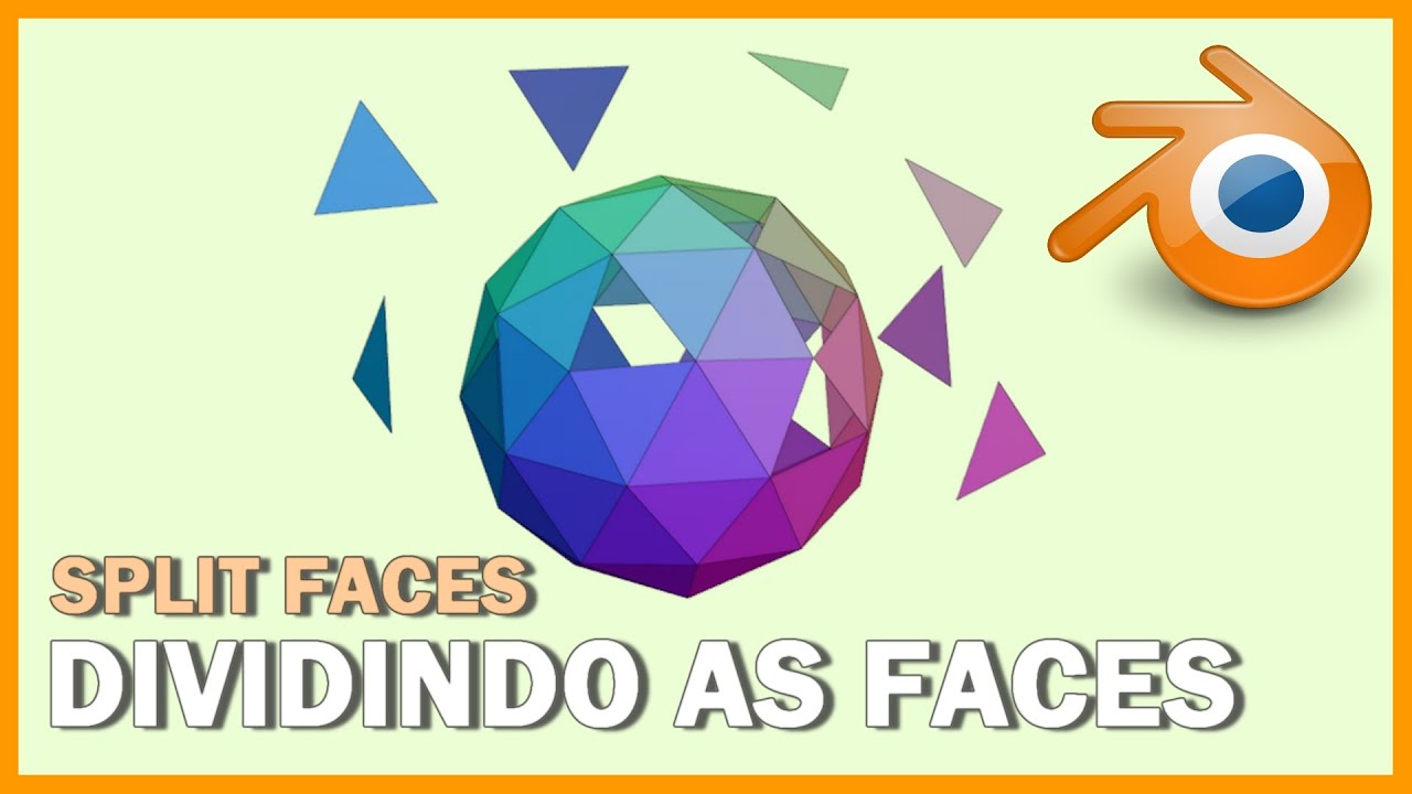 SPLIT FACES BLENDER 3D - DIVISÃO DE FACES - YouTube