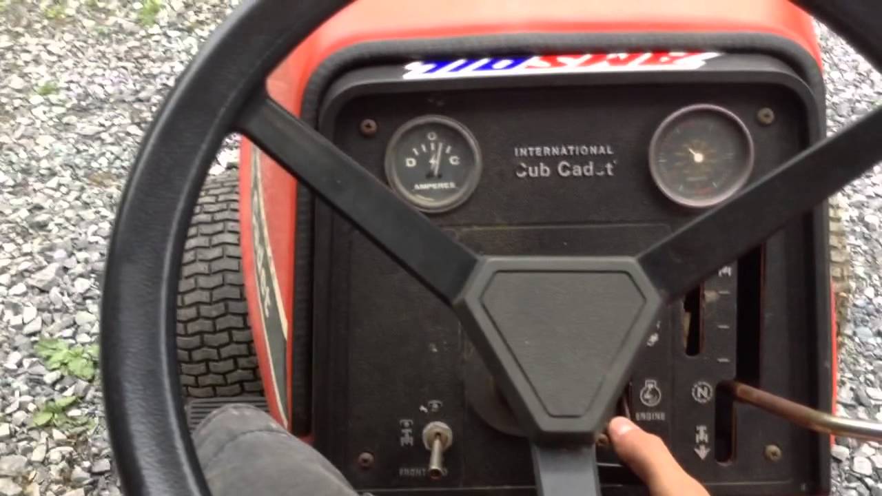 Cub cadet 682 - YouTube