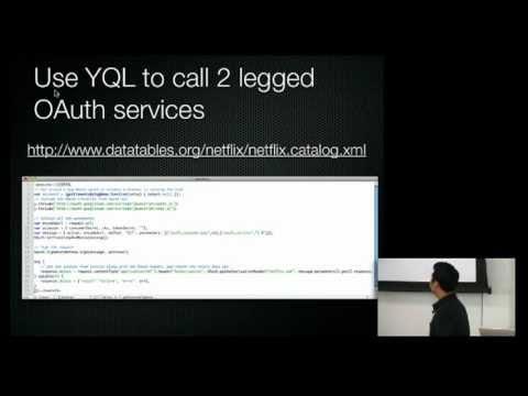 YQL + YUI: Building End-to-End Applications - YouTube