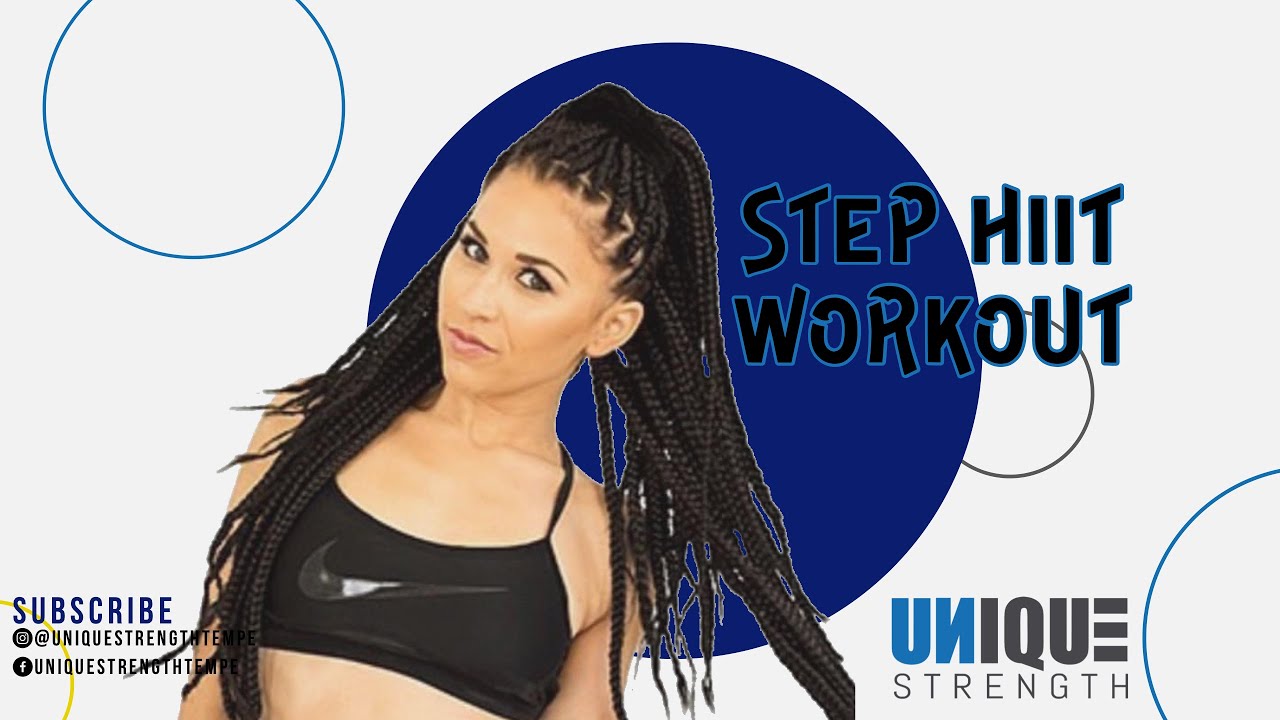 15 MIN. STEP HIIT WORKOUT - YouTube