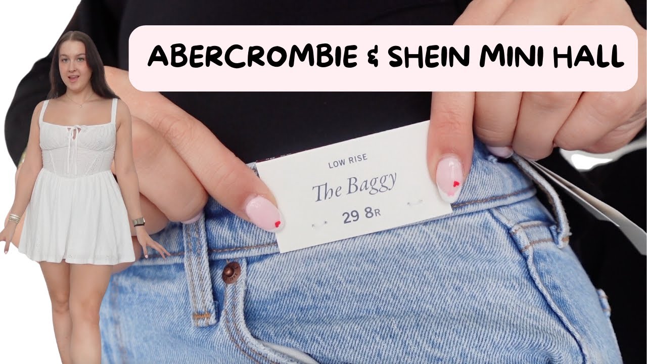 ABERCROMBIE & MINI SHEIN HAUL UNBOXING | VACATION PREP HAUL - YouTube