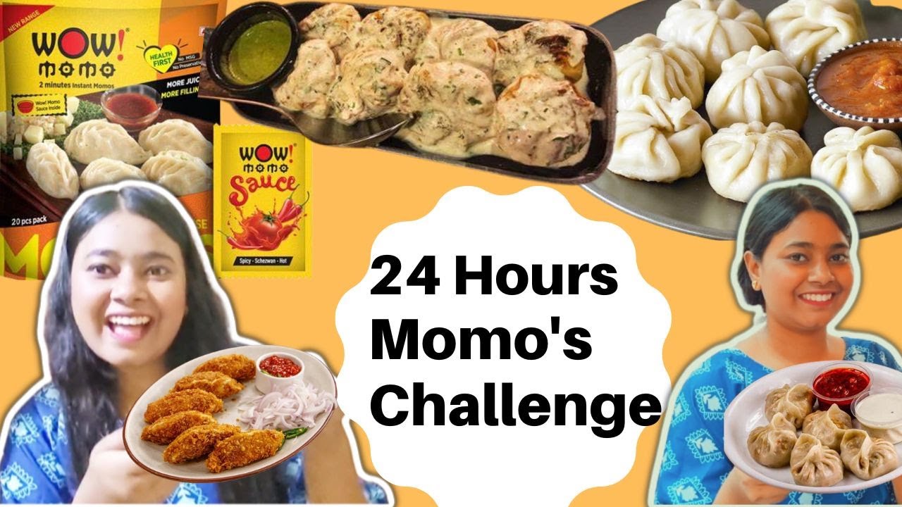24 Hours Momos Challenge| Momo Challenge For 24 Hours #momos # ...