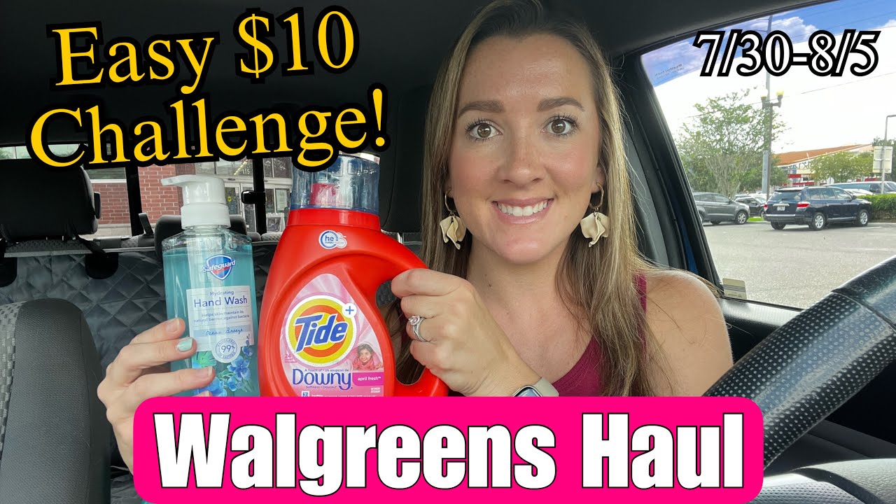 Walgreens Haul- All Digital $10 Challenge! Tide for $1.36 each! 7/30-8 ...