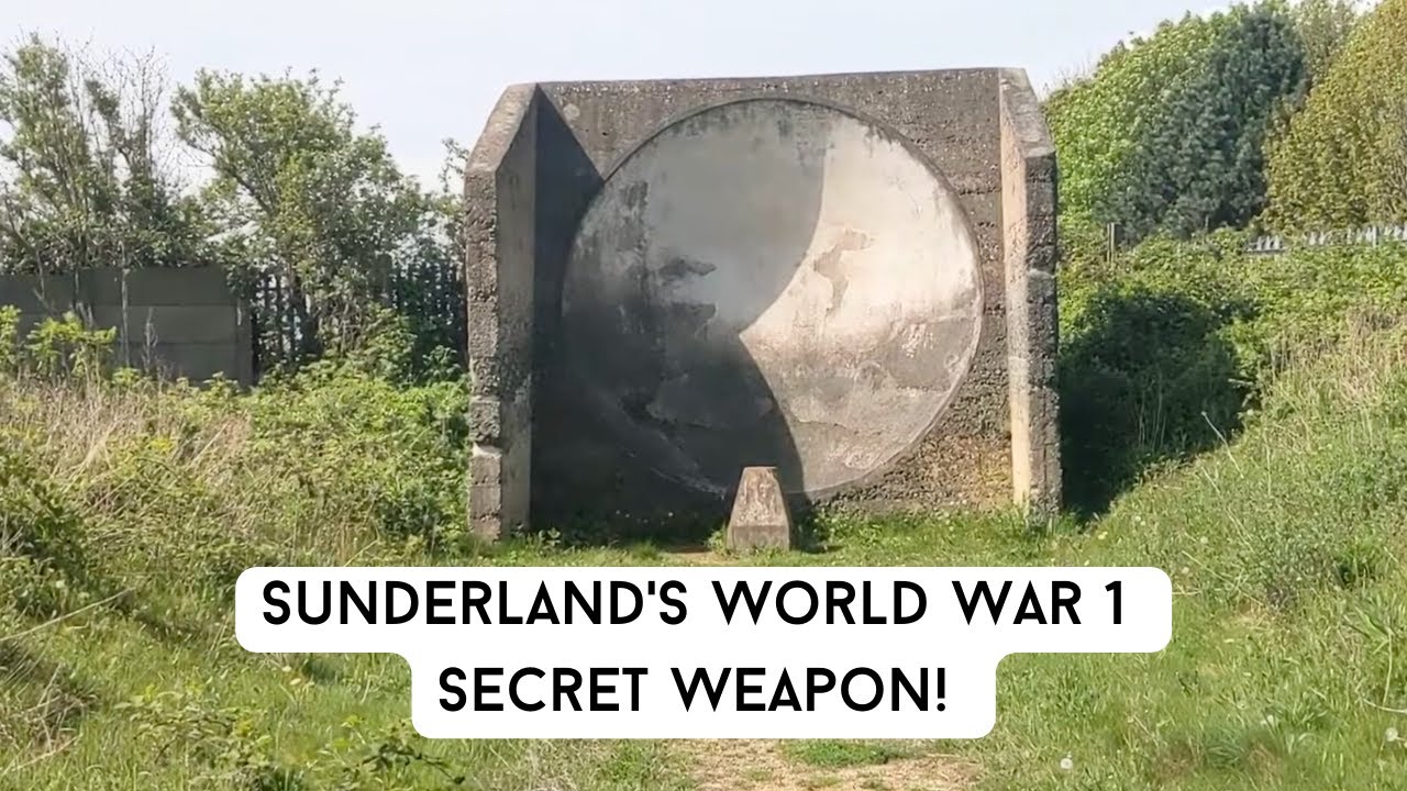 Rare World War 1 Acoustic Sound Mirror - Sunderland History - YouTube