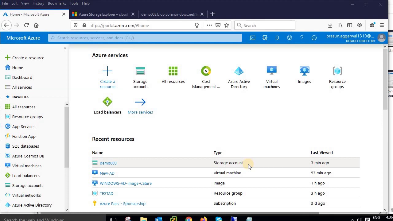 Shared Access Signature (SAS) Access Azure Storage - Microsoft Azure ...