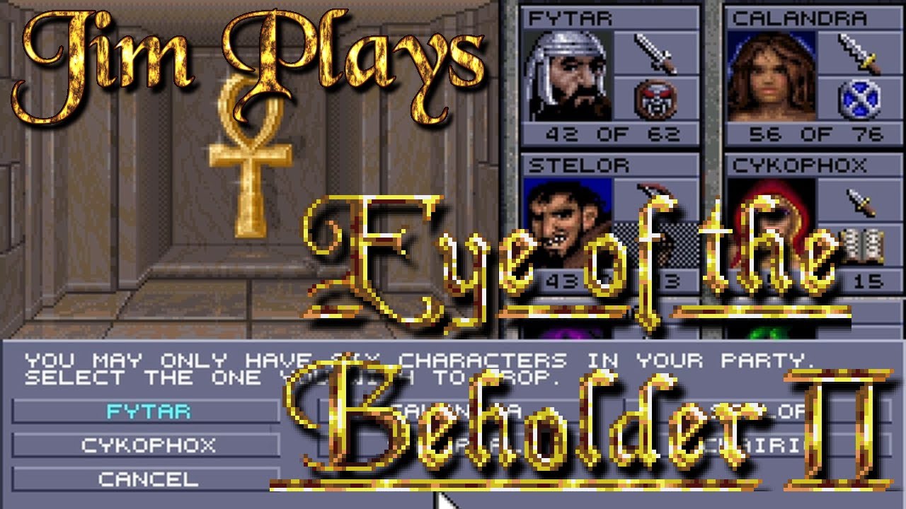 Eye of The Beholder II, Amiga (AGA) - Part 16: Amber Graves Again - YouTube
