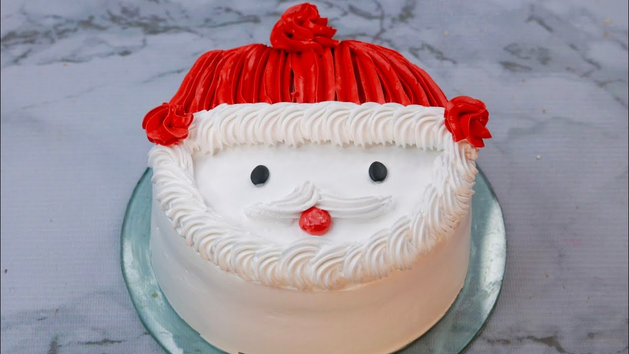 Cake Decorating Santa Claus | Chocolate Cake Recipe| Christmas Cake ...