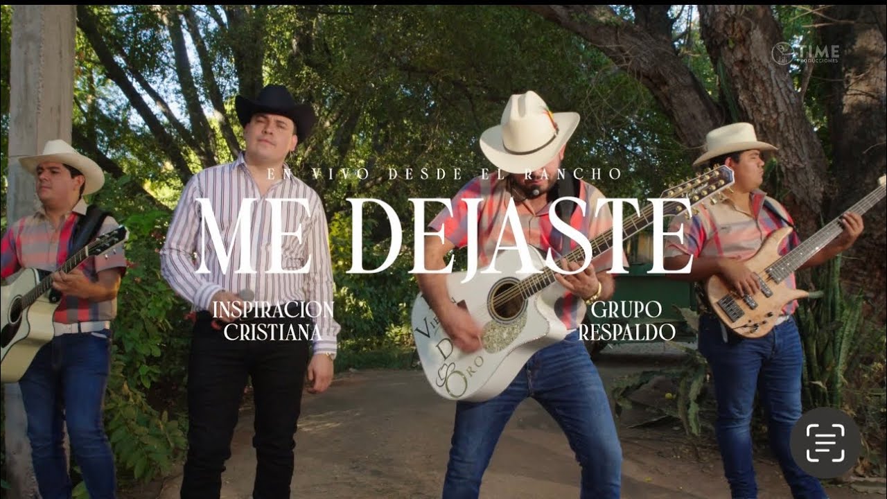 Me dejaste (En Vivo) - YouTube