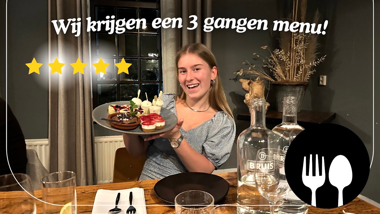 WIJ KRIJGEN EEN 3 GANGEN MENU! -304 - YouTube