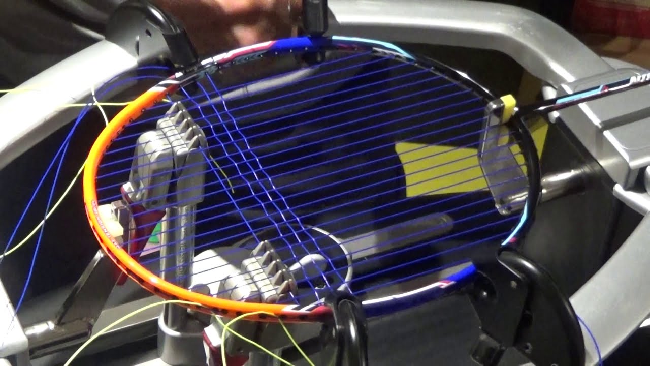 sTRINHgs: Victor ArrowSpeed 88 Badminton Racket Stringing - YouTube