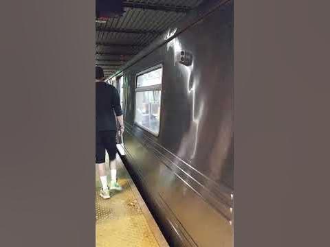 Prospect Park Bound R46 Yellow S train entering and leaving Coney Island - YouTube