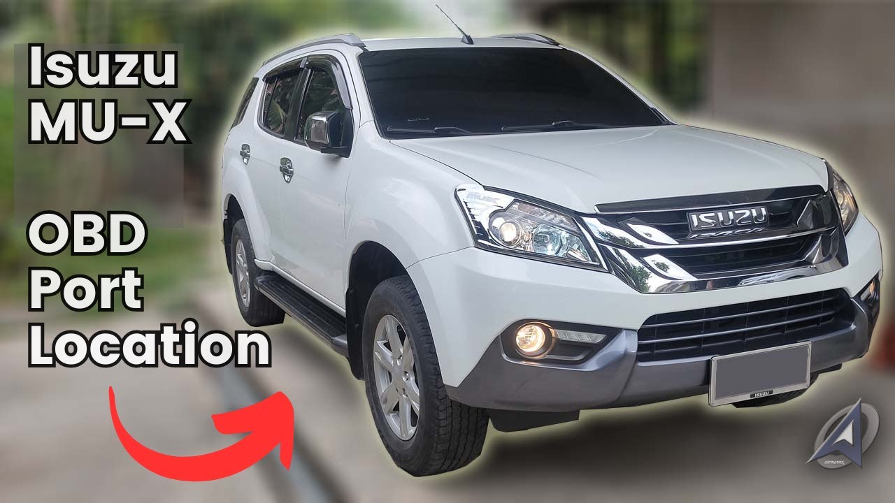 Isuzu MU-X OBD Port Location - YouTube