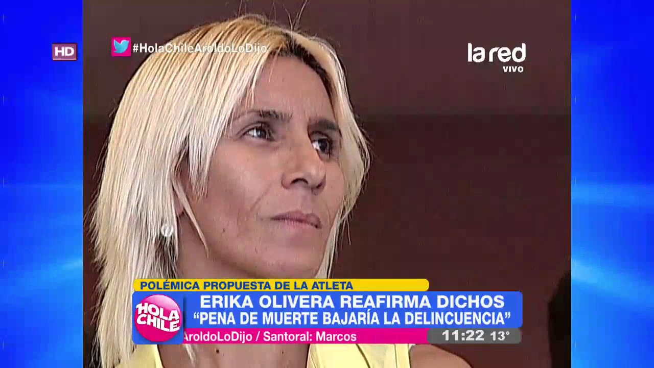 Erika Olivera reafirma su postura sobre la pena que deberían recibir ...