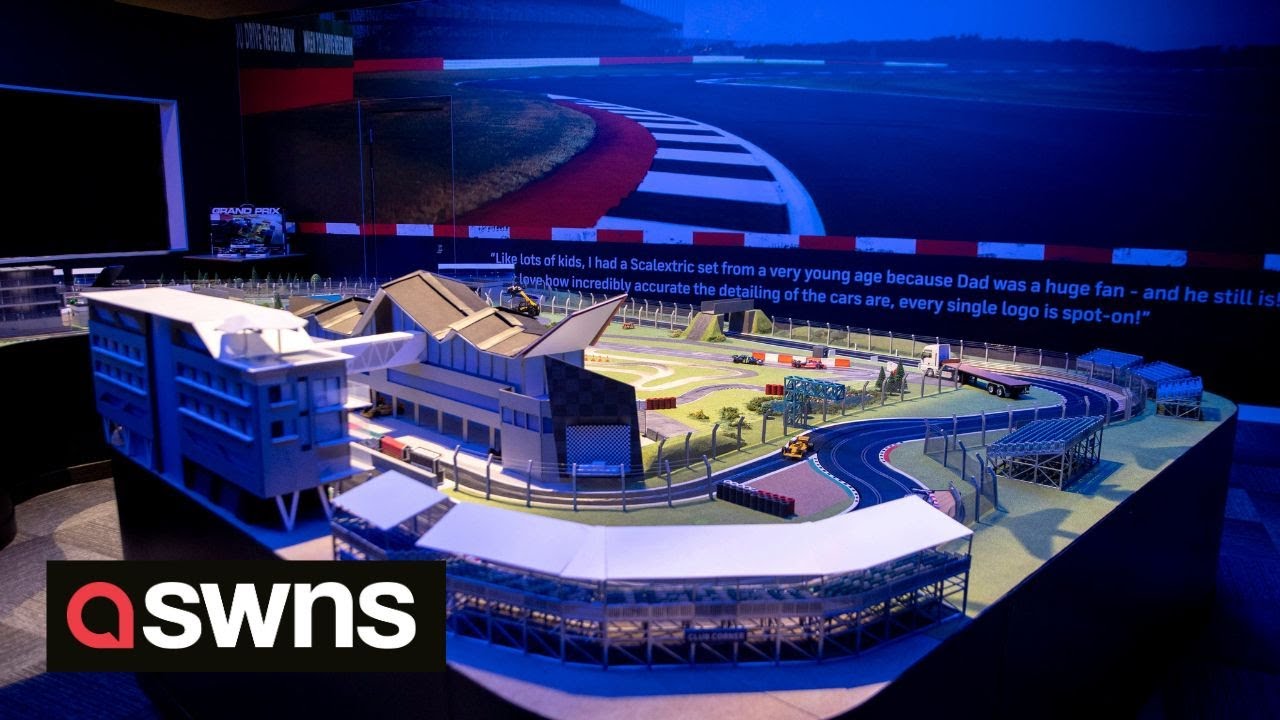 Model makers recreate iconic British Grand Prix Silverstone circuit ...