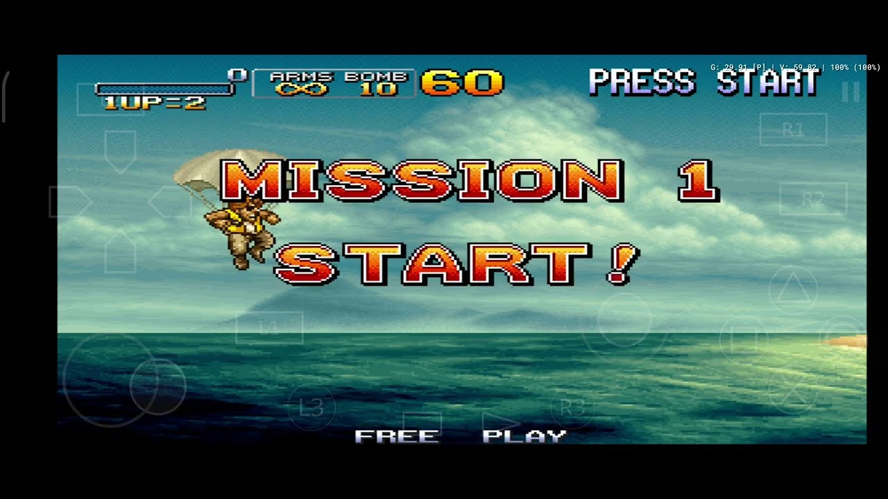Metal Slug Part 3 1-2 Level Completed Gameplay Ps2 Emulator Aethersx2 ...