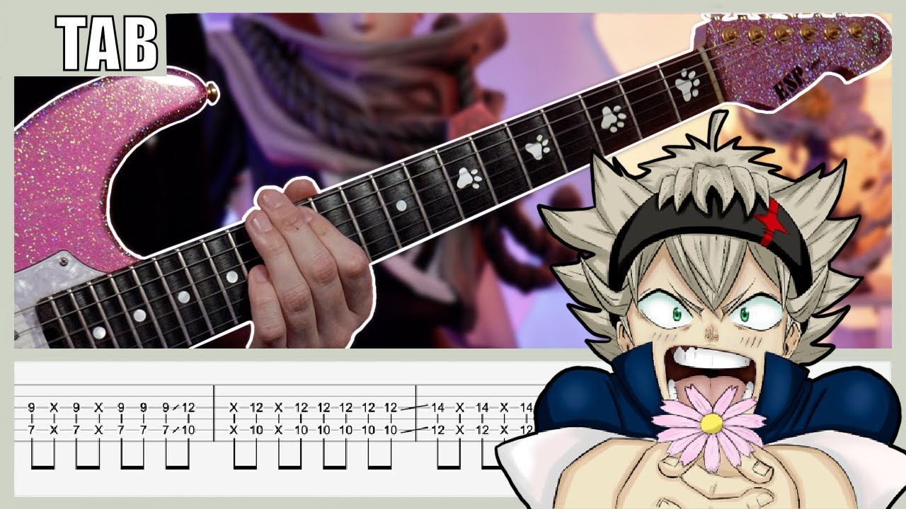 [TAB] Black Clover OP10 - Black Catcher Cover | Guitar Tab | Lesson ...