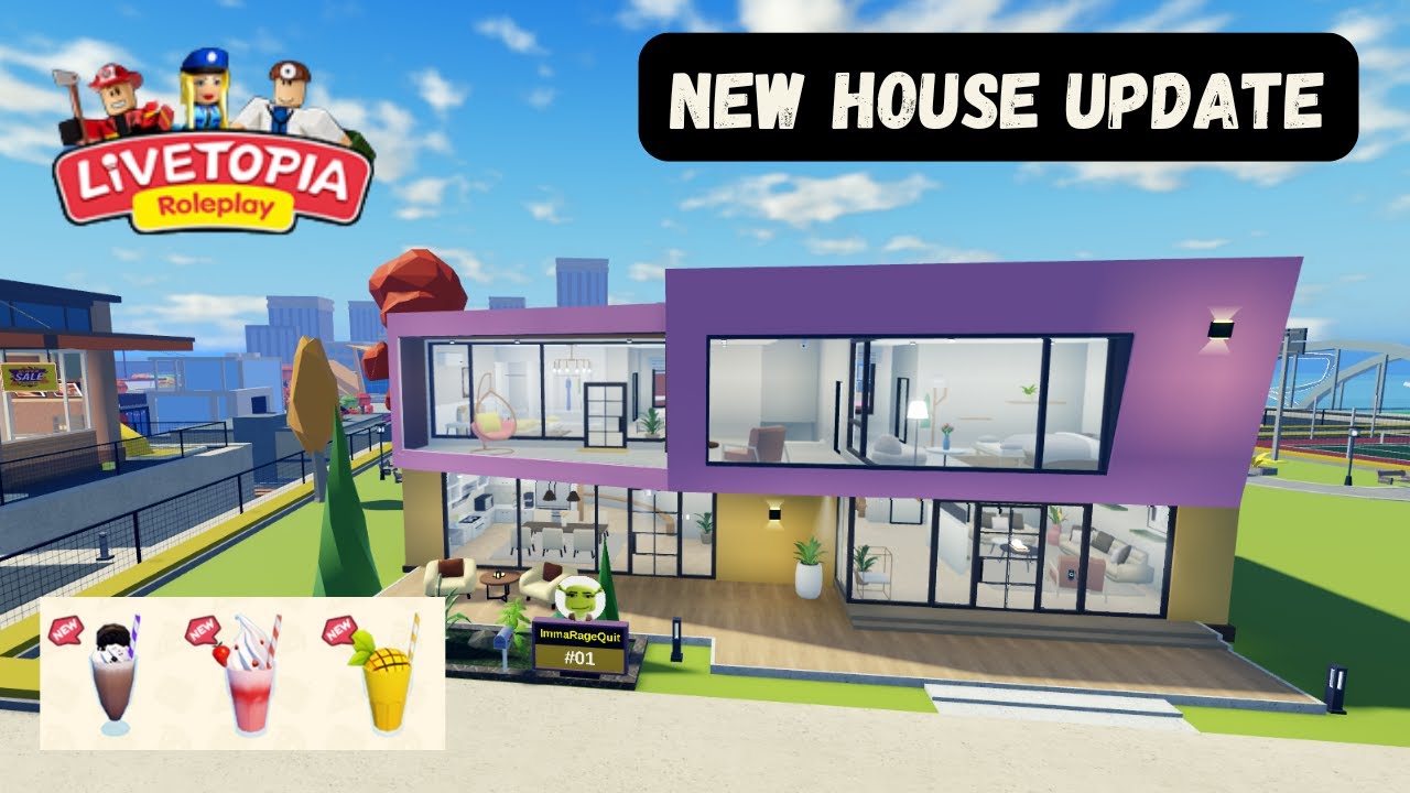 LIVETOPIA NEW HOUSE UPDATE + NEW RECIPES // UPDATE 186 // Livetopia ...