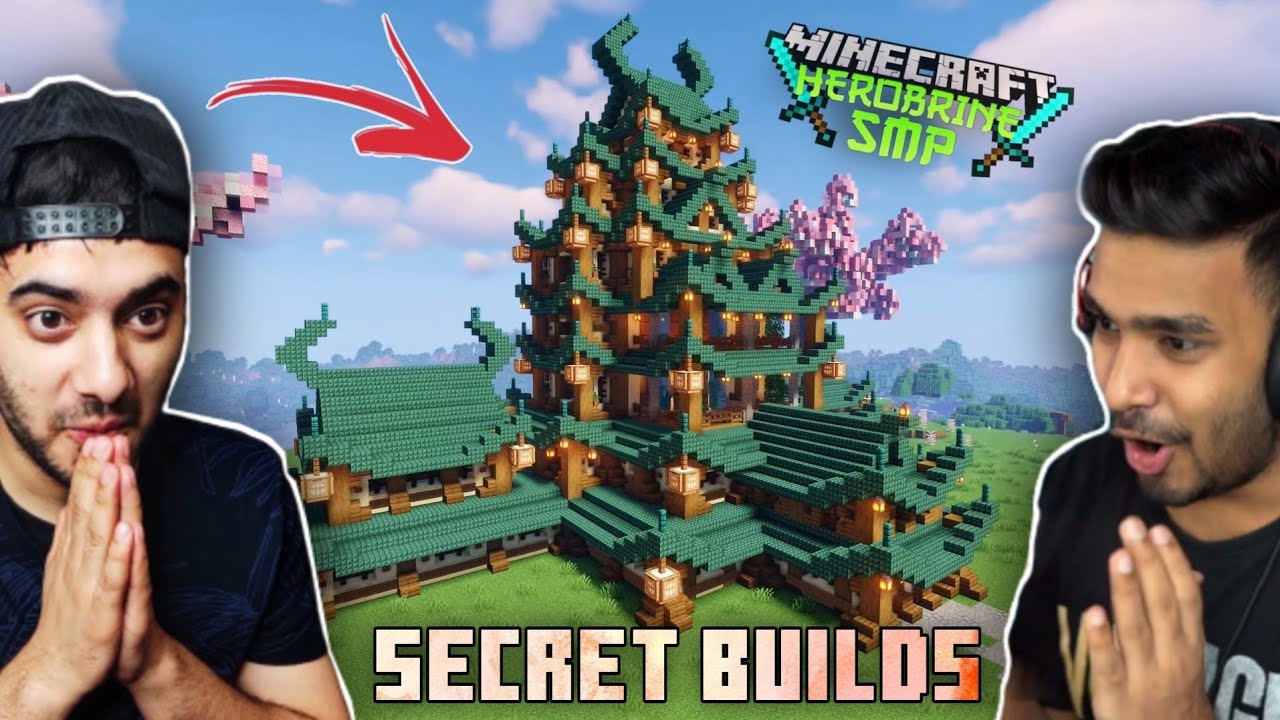 TOP 3 SECRET BUILD In Herobrine Smp || Minecraft Herobrine smp ...