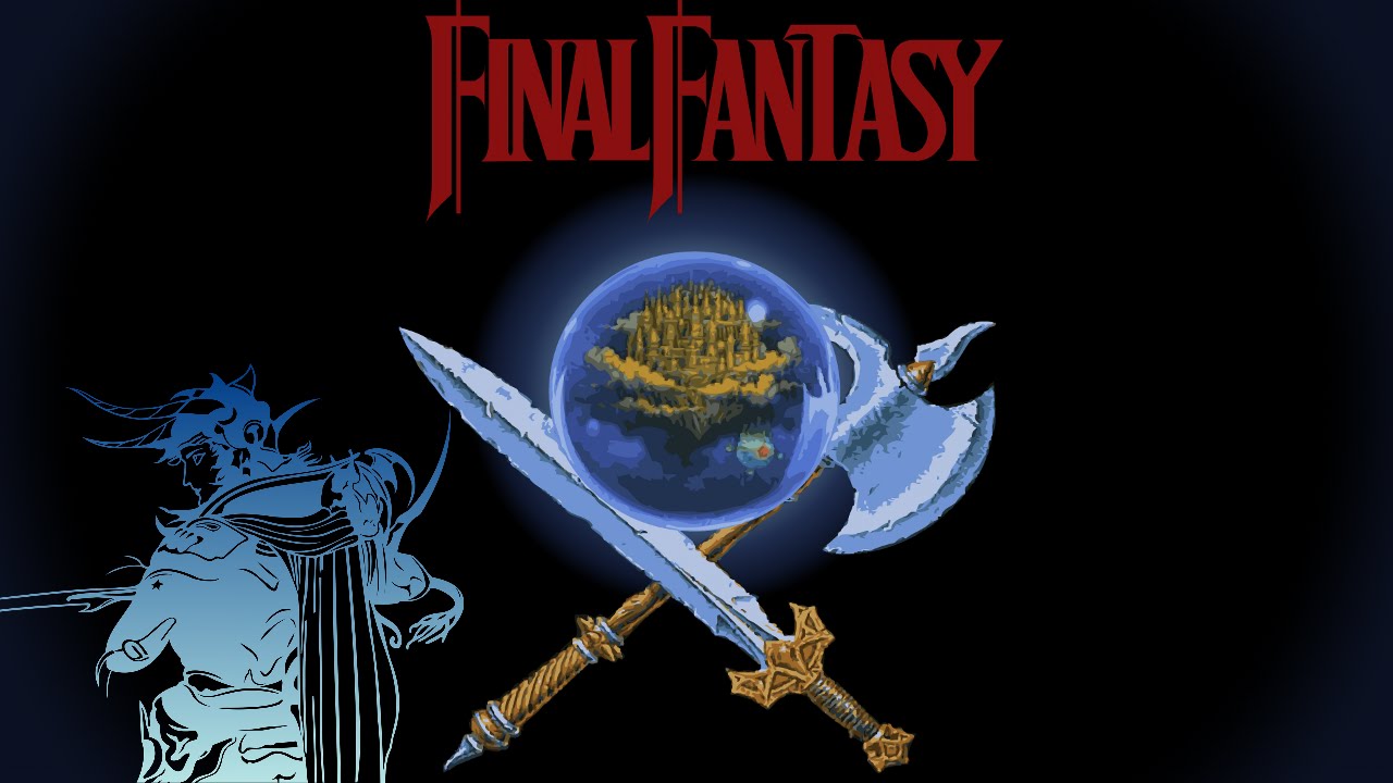 Final Fantasy (NES) Gameplay - Boss Garland vs. Fighter, Thief, Monk ...