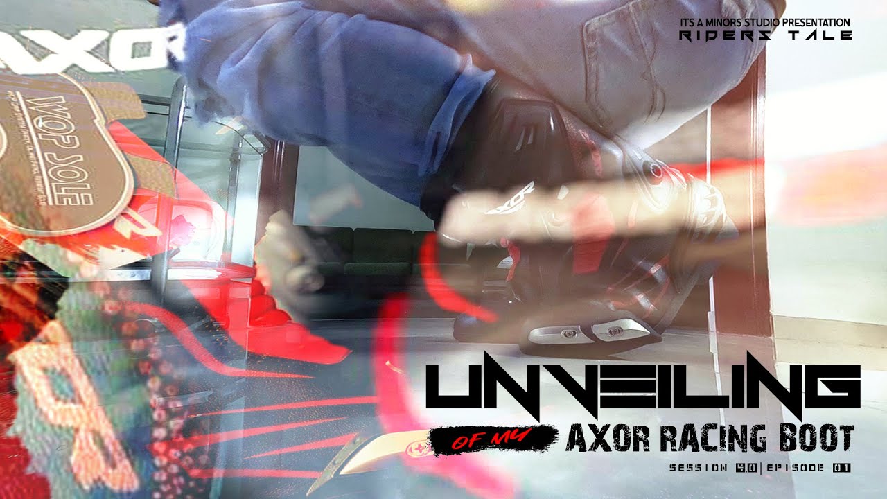 UNVEILING OF MY AXOR RACING SHOE #ronology #axorindia #ridingboots # ...