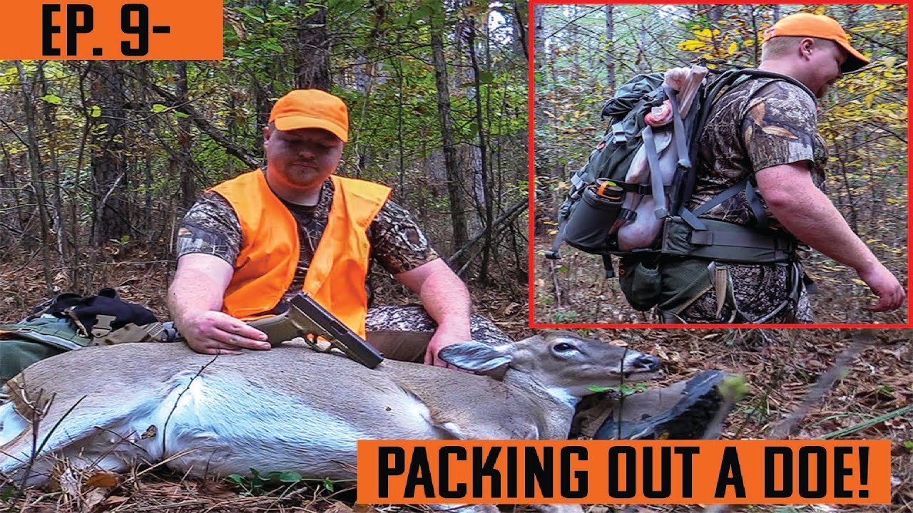 EP. 9- PACKING out a DOE on PUBLIC LAND! ALABAMA DEER HUNTING - YouTube