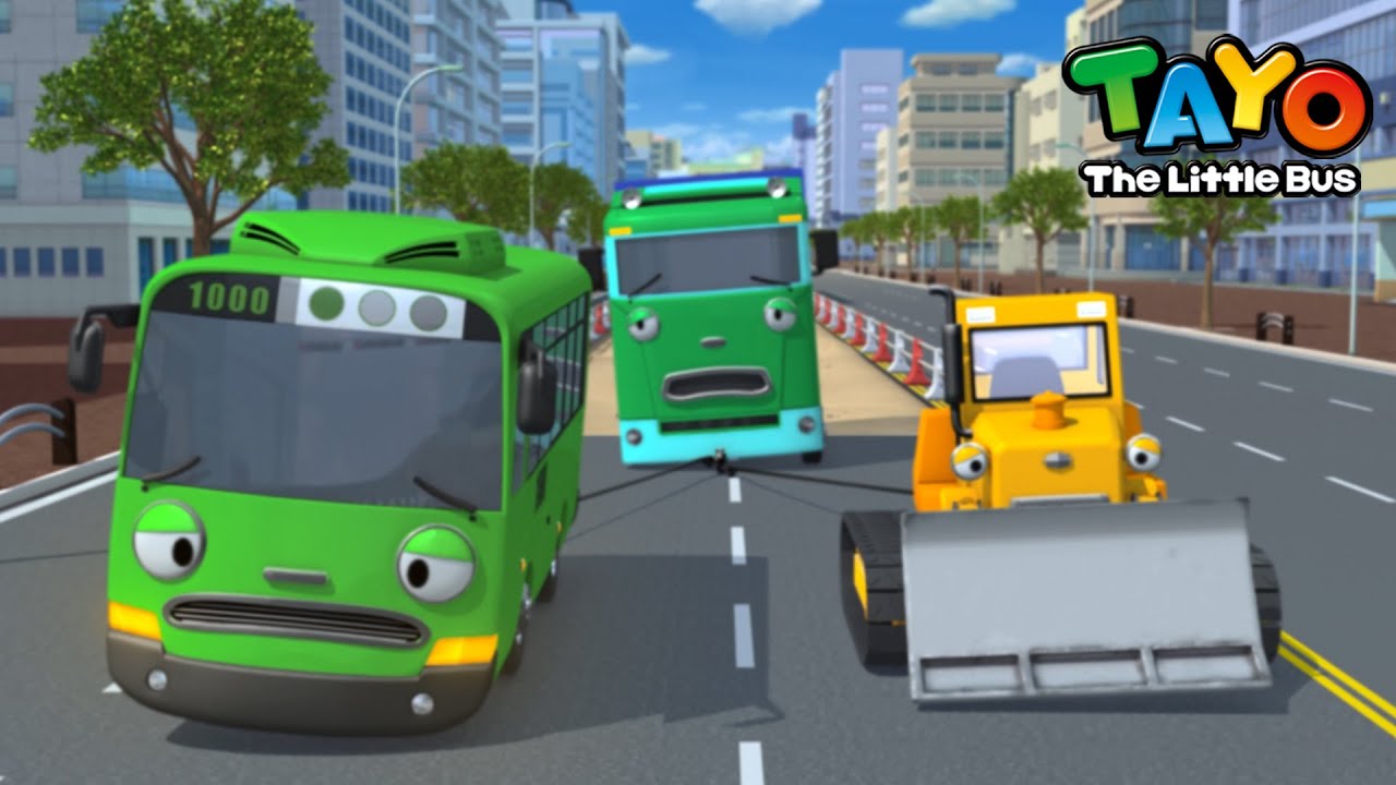 Tayo English Episodes l Why did the strong heavy vehicles go out on the ...