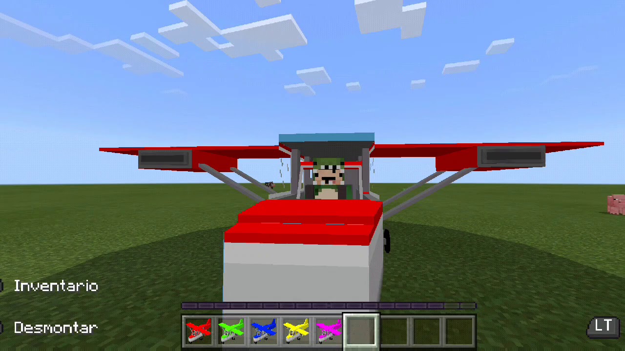 mod de aviones para Minecraft - YouTube