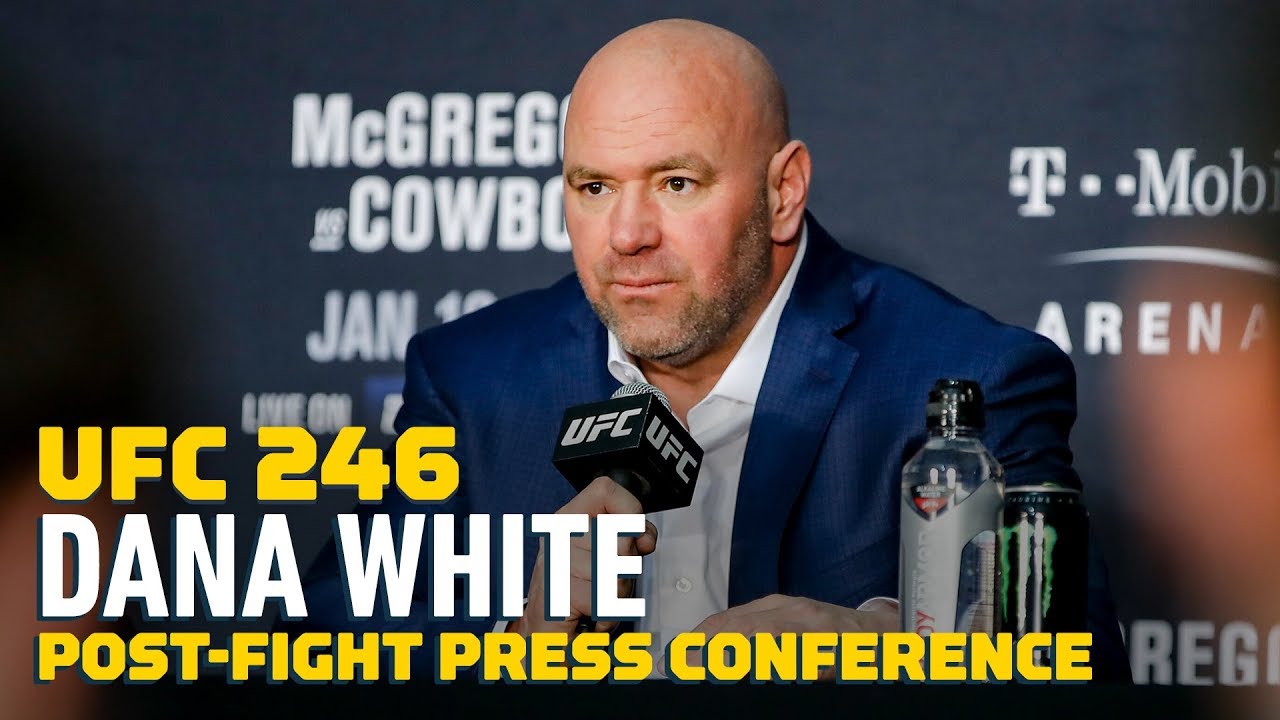 UFC 246: Dana White Post-Fight Press Conference - MMA Fighting - YouTube