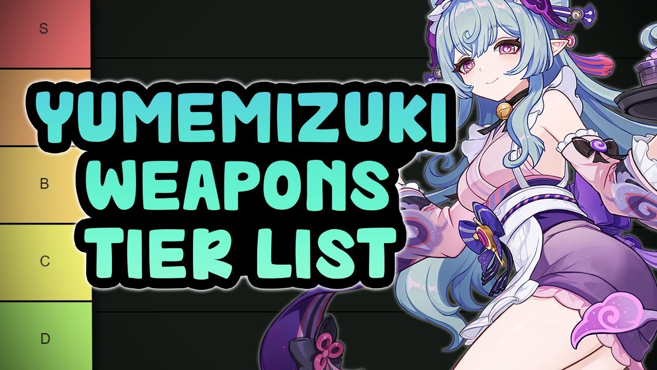 Yumemizuki Mizuki Weapons (Catalysts) Tier List | Genshin Impact 5.4 ...