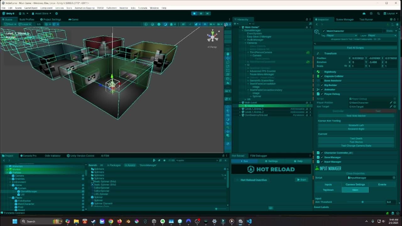 Dev log #23 - Custom Loading Screen - Death Level Reloading - YouTube