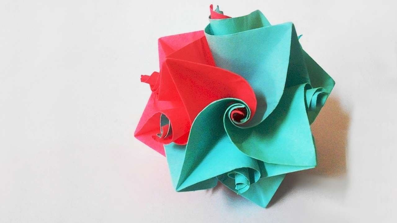 How To Make An Origami Flower Columbine - DIY Crafts Tutorial ...