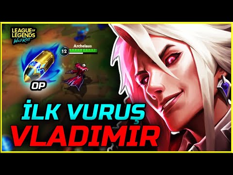 İLK VURUŞ VLADIMIR İLE RAKİBE TEK ATMAK!! | WILD RIFT VLADIMIR