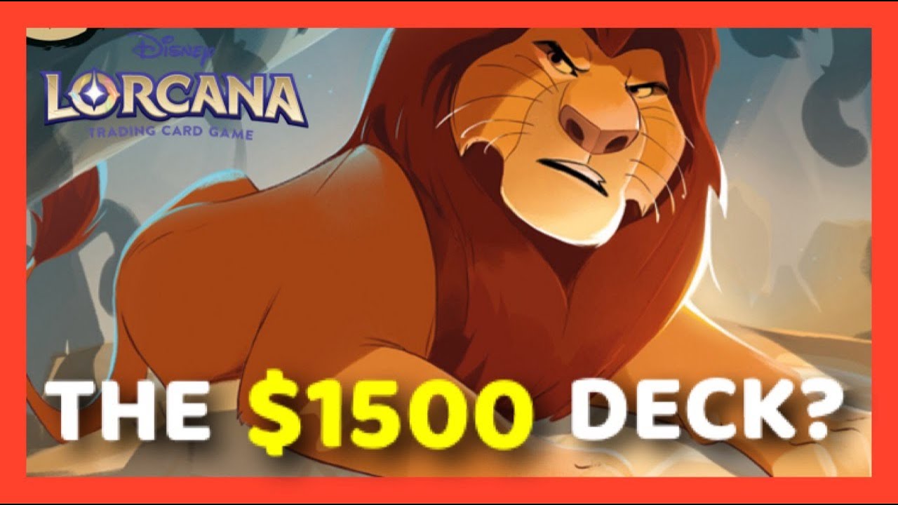 New Mufasa Lorcana Gameplay / Runner up from a $1500 tournament - YouTube