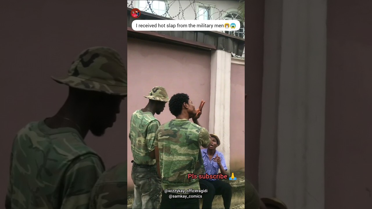 I received hot slap from the military men🤧😱🤣2023 video (Pls subscribe ...