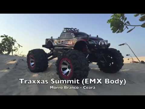 Traxxas Summit nas Dunas (E-Maxx Body) - YouTube