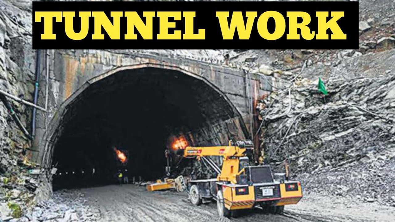 Longest Tunnel Work | Mega Tunnel project |Tunnel construction method ...