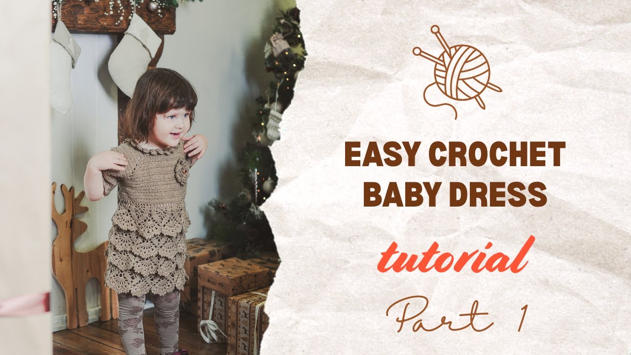 So Easy, So Beautiful! Crochet Baby Dress for Toddlers | Full Tutorial ...