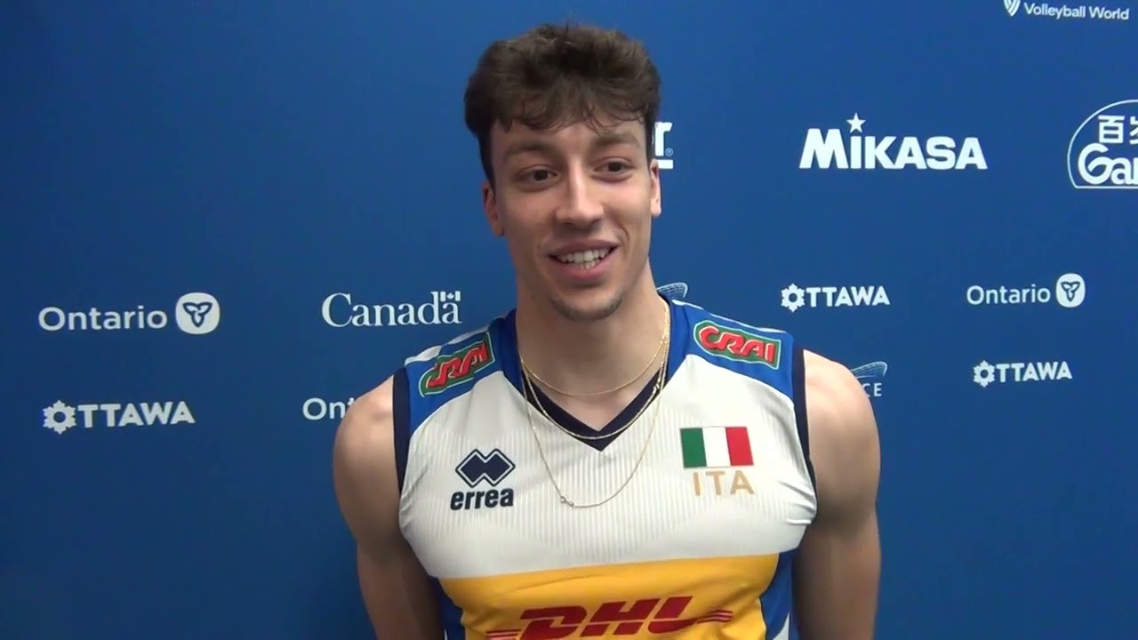 VNL 2022 - Francesco Recine dopo Italia-Canada 3-0 - YouTube